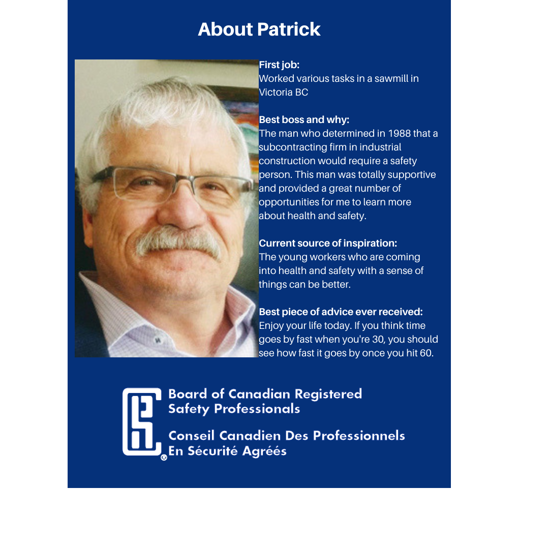 In My Own Words - Patrick Devlin, CRSP | Board of Canadian Registered ...